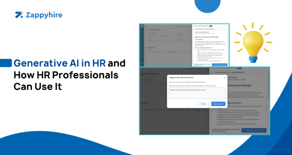 What is Generative AI in HR and How Can HR Professionals Use It - Zappy ...